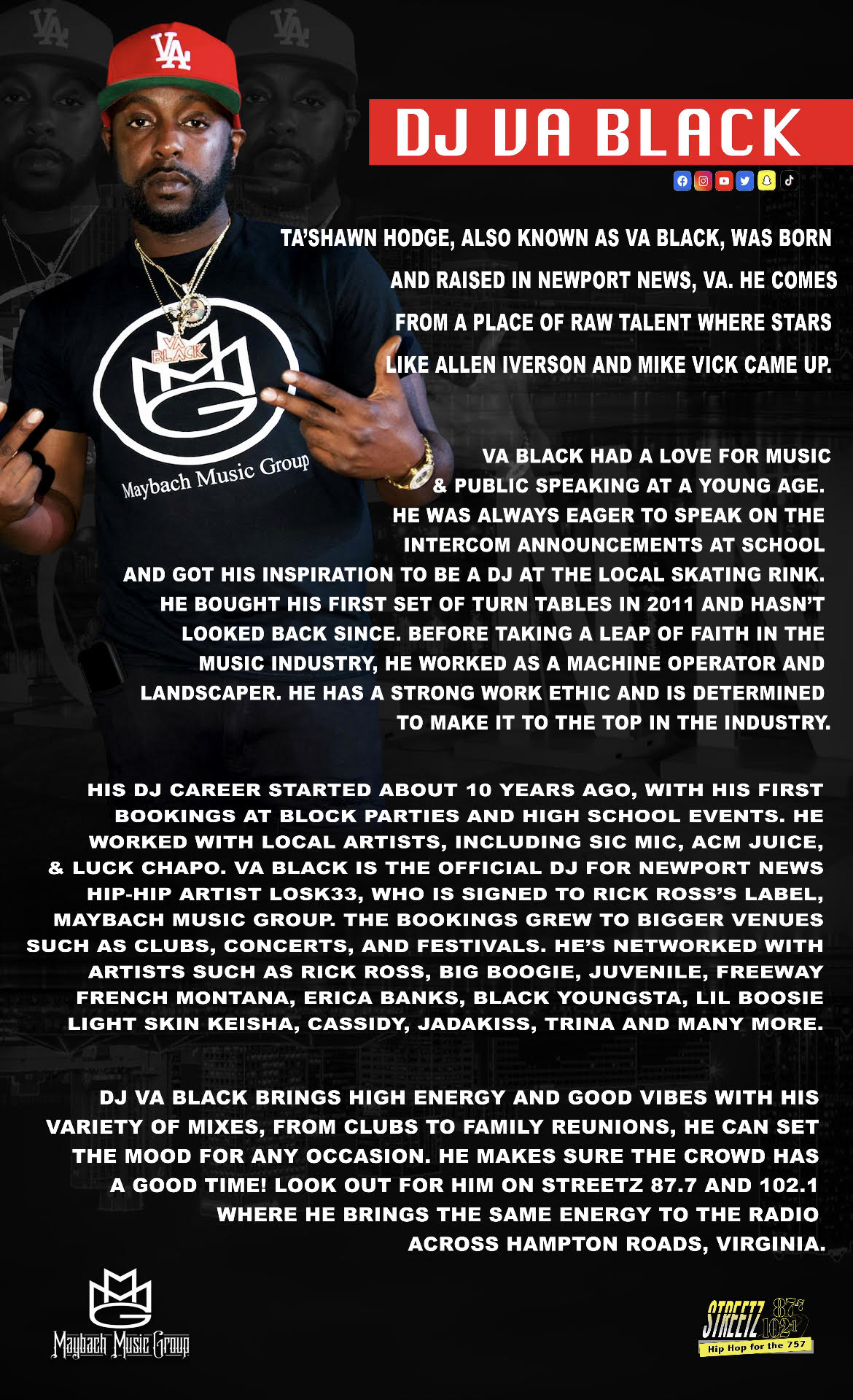 DJ VA BLACK - Streetz 877